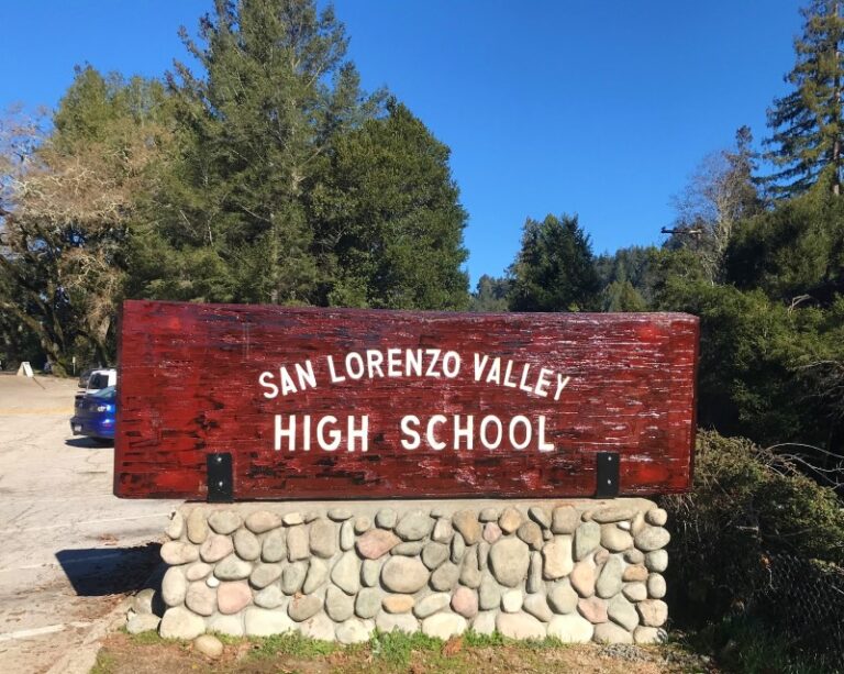 SLV High School Sign Refresh - San Lorenzo Valley Post