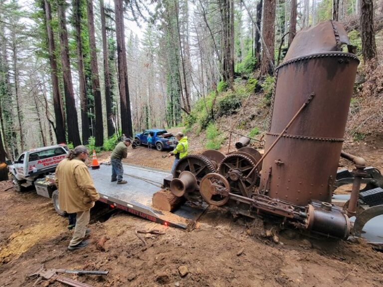 Journey Through Time: Historic “Steam Donkey” Logging Artifact Finds ...